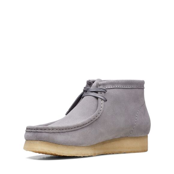 Clarks | Shoes | Clarks Mens Wallabee Boot Gray Boots Nwt | Poshmark